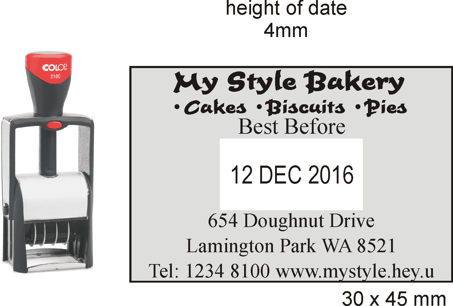 Date Stamps Self Inking (All Types) | Quick Ezy Rubber Stamps